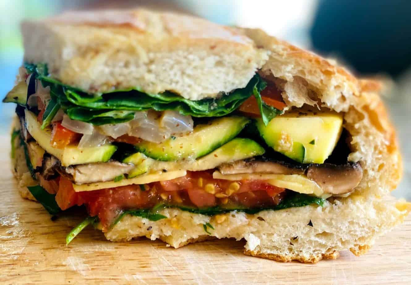 Muffuletta Sandwich | Kathy's Vegan Kitchen