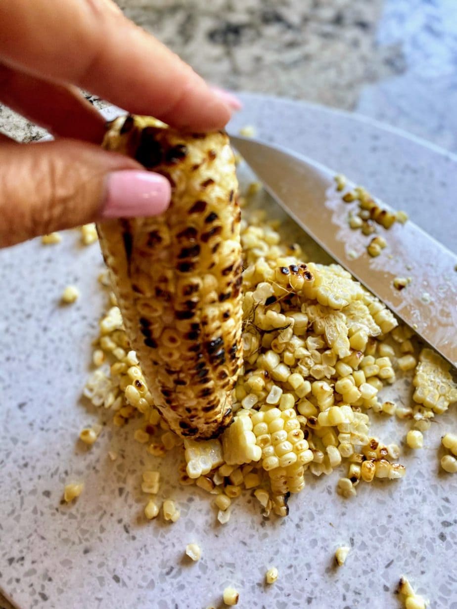 Charred Corn Salad | Kathy's Vegan Kitchen
