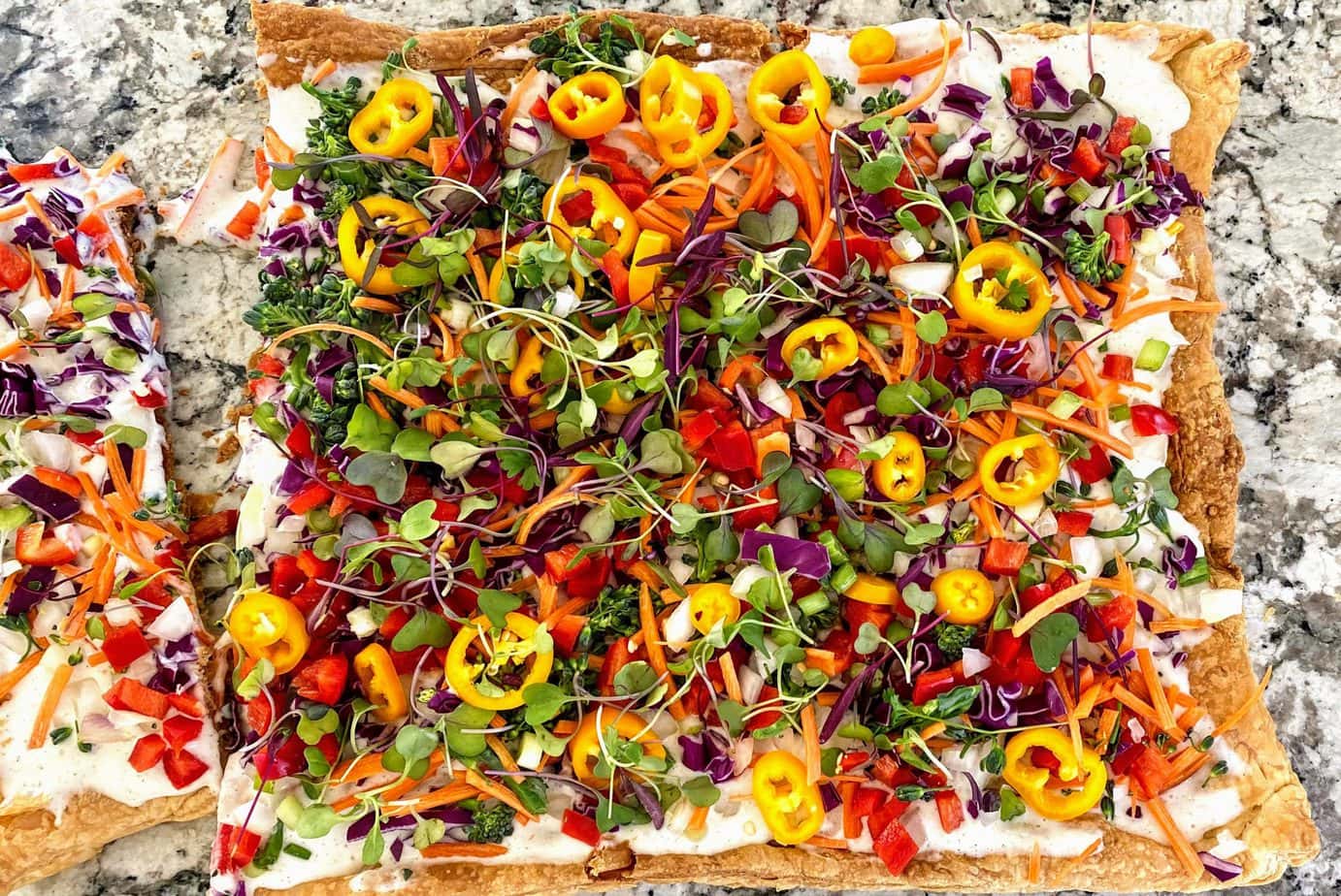 Vegetable Pizza | Kathy's Vegan Kitchen