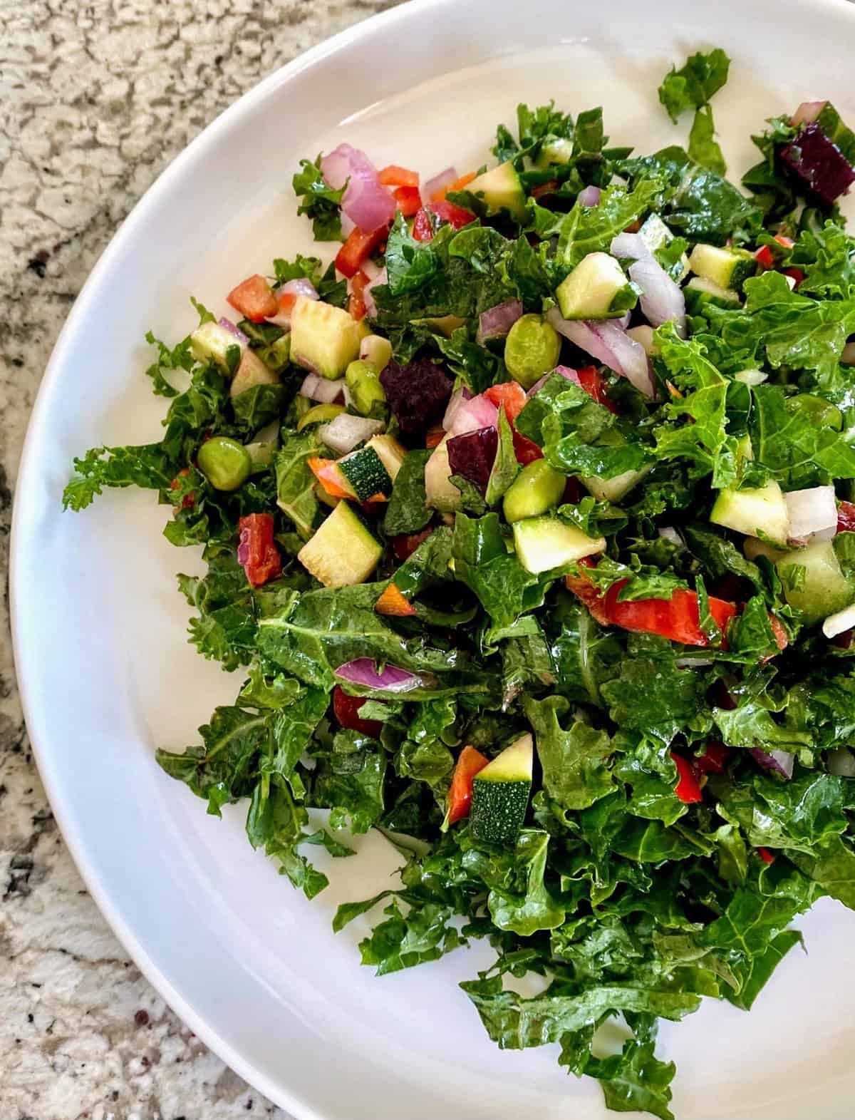 Chopped Kale Salad | Kathy's Vegan Kitchen