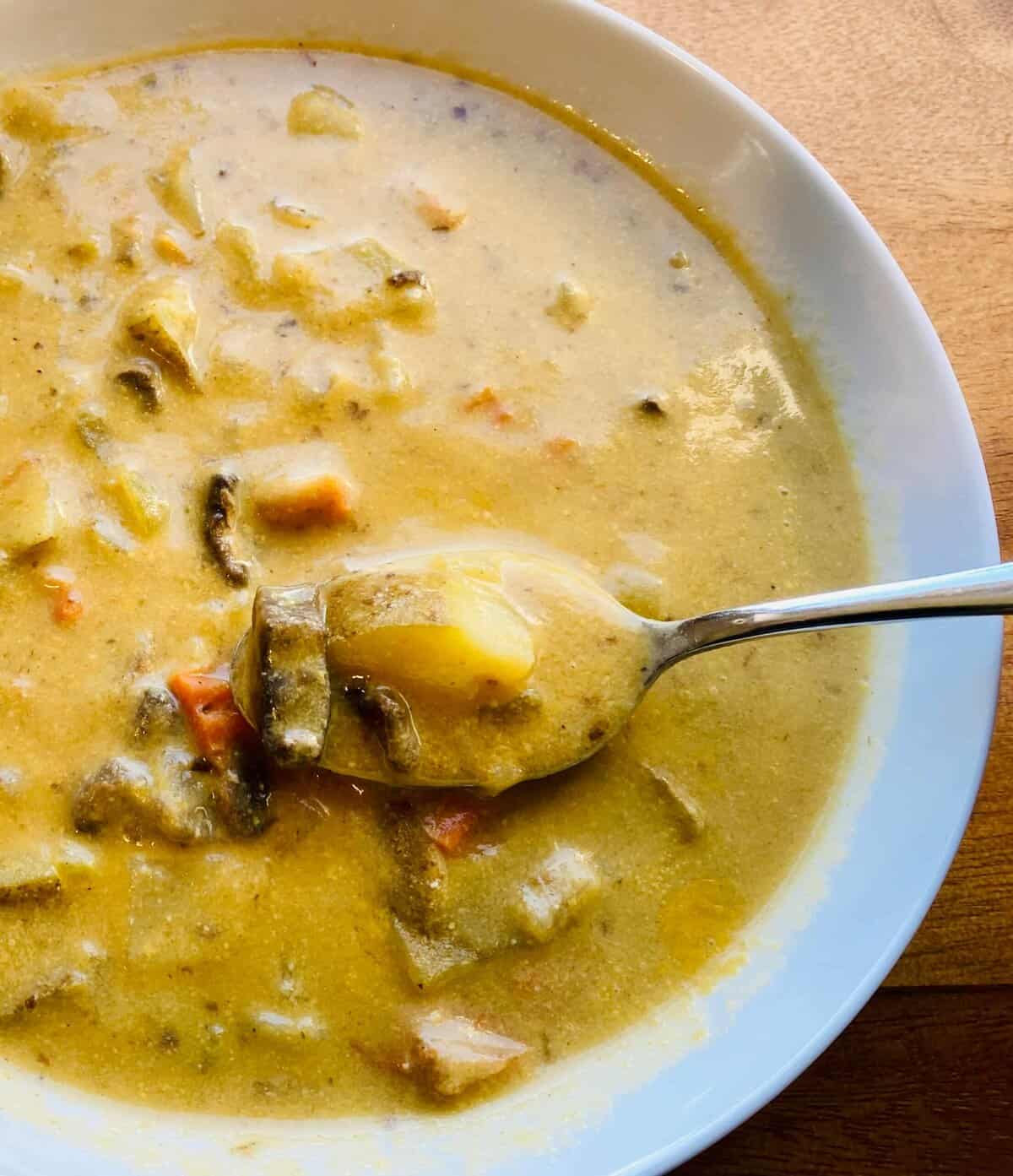 Vegan Clam Chowder | Kathy's Vegan Kitchen