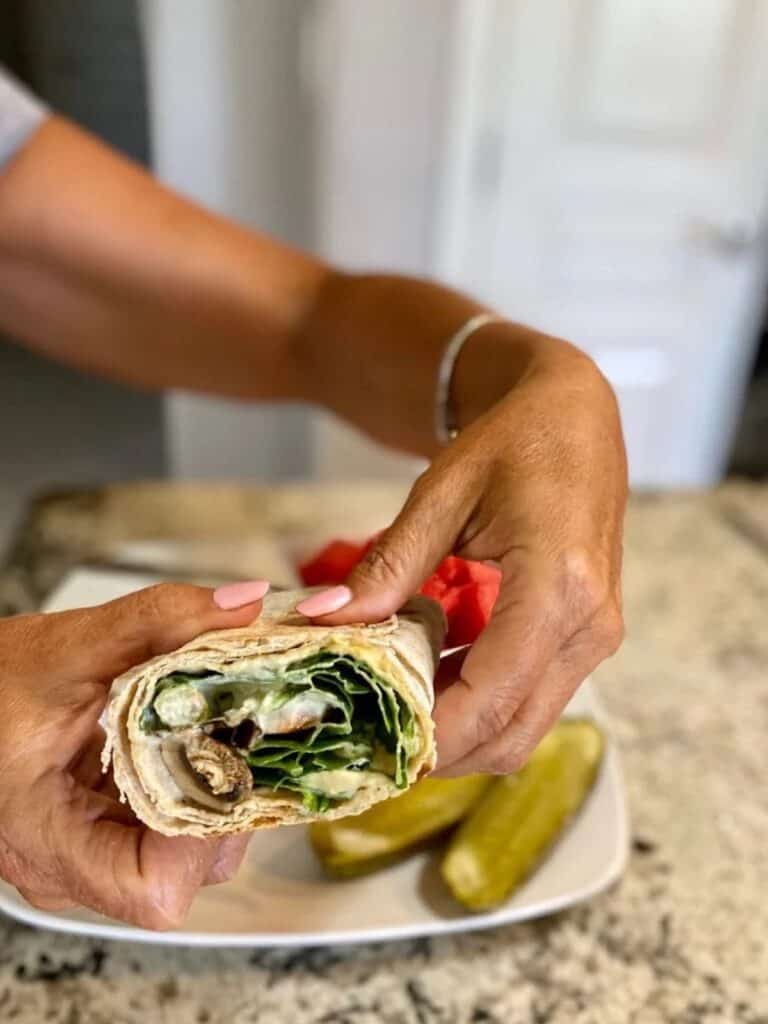 Vegan Lavash Bread Wrap | Kathy's Vegan Kitchen