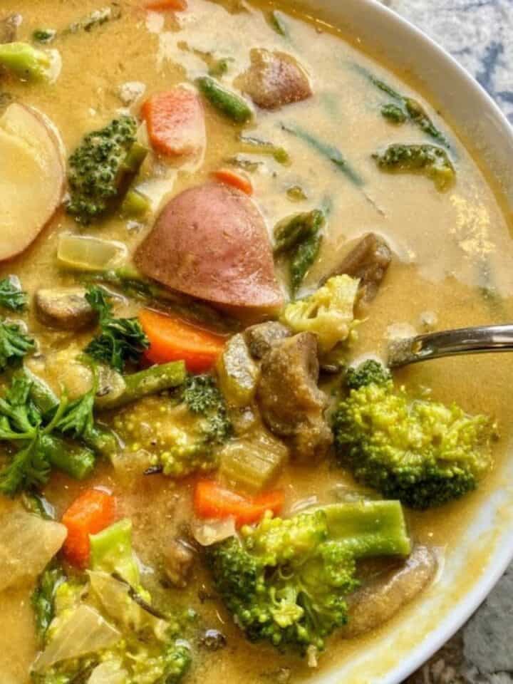 Roasted Vegetable Soup | Kathy's Vegan Kitchen