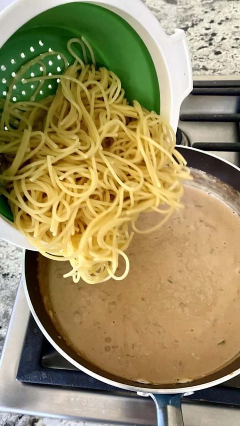 Creamy Mushroom Pasta | Kathy's Vegan Kitchen