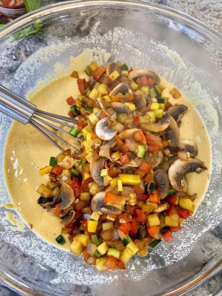 The Best Chickpea Omelette | Kathy's Vegan Kitchen