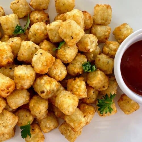 Baked Tater Tots (New Air Fryer Option) | Kathy's Vegan Kitchen