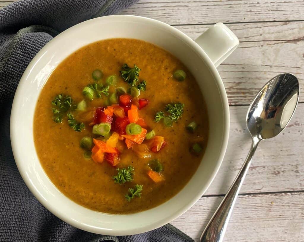 Roasted Vegetable Soup | Kathy's Vegan Kitchen