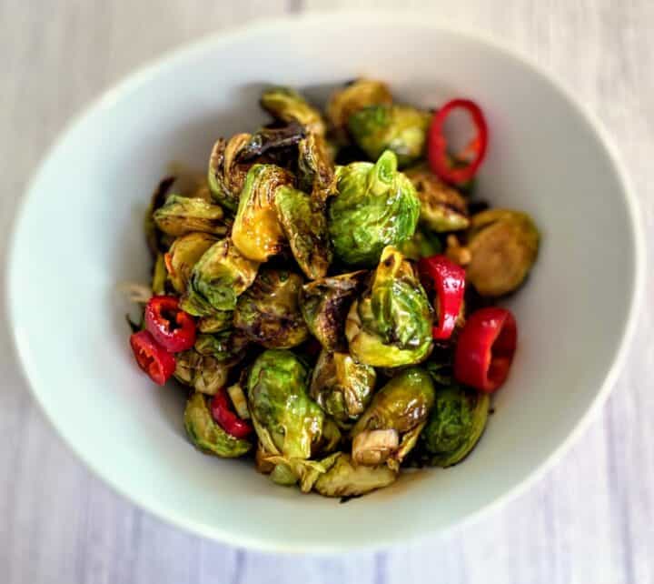 The Best Asian Brussel Sprouts | Kathy's Vegan Kitchen