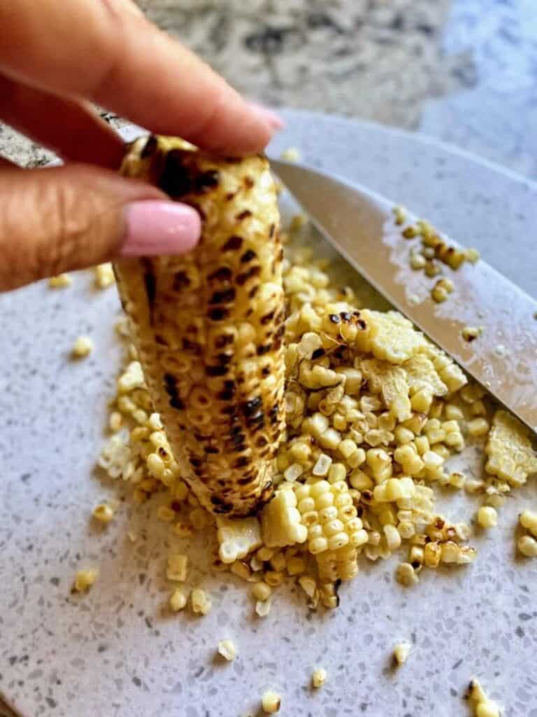 Easy Summer Charred Corn Salad | Kathy's Vegan Kitchen