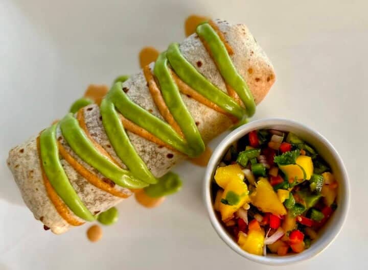 Vegan Lentil Black Bean Burrito | Kathy's Vegan Kitchen