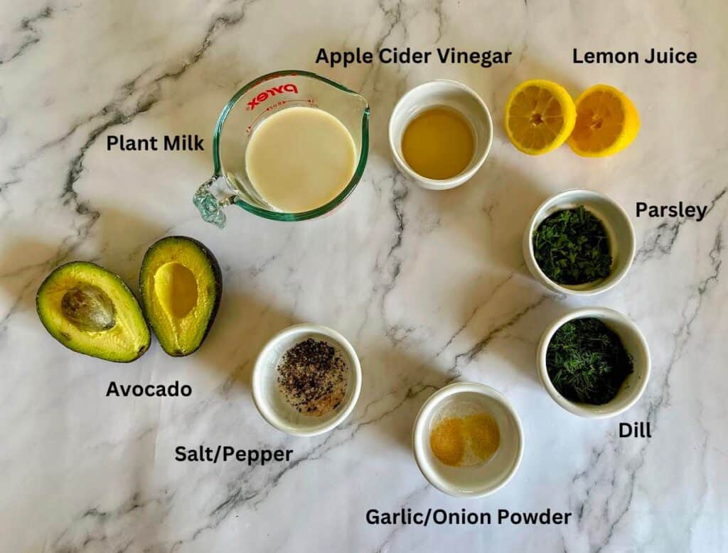 Quick & Easy Avocado Ranch Dressing | Kathy's Vegan Kitchen