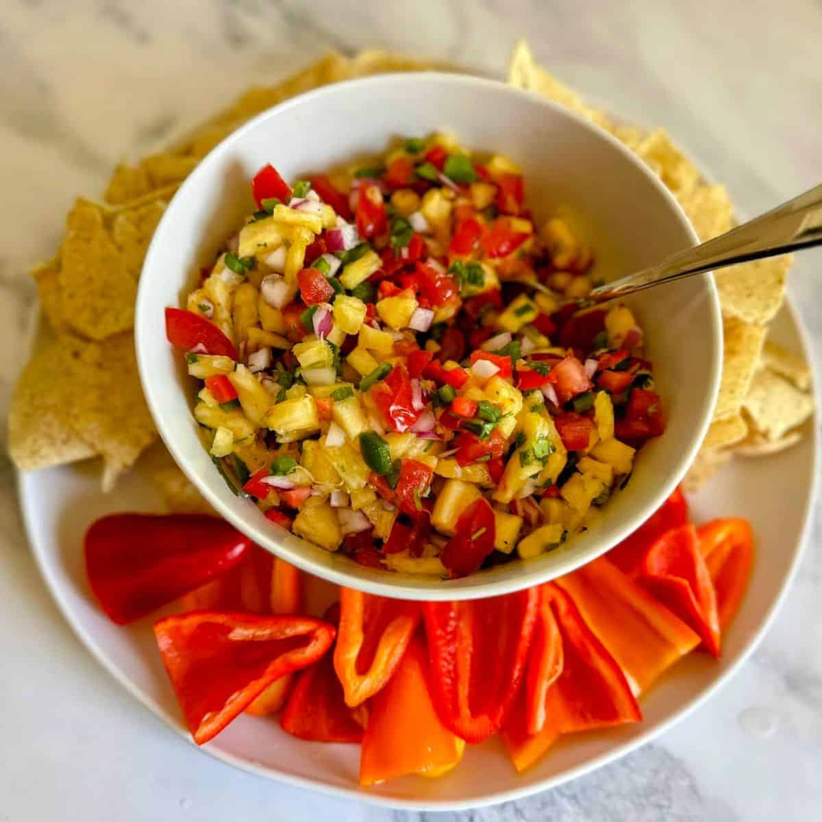 Easy Pineapple Salsa Recipe | Kathy's Vegan Kitchen
