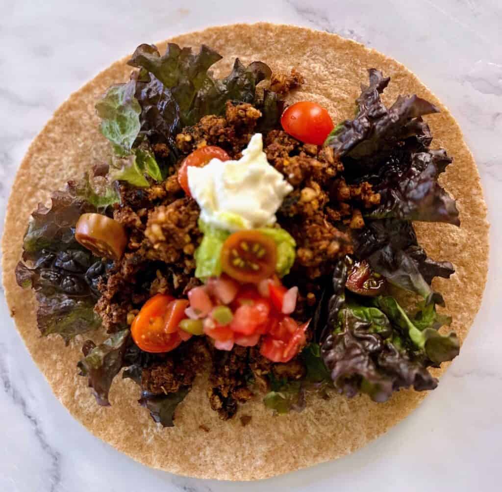 Easy Vegan Walnut Meat Tacos | Kathy's Vegan Kitchen